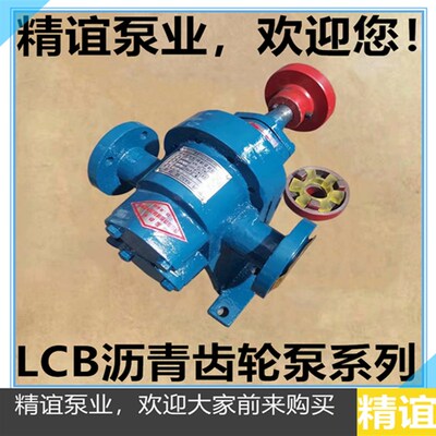 高温电动齿轮油泵LCB-3A/LCB-3B 乳化沥青保温泵搅拌站泵修路泵