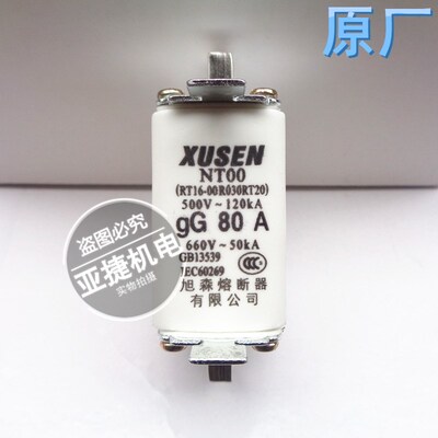 XUSEN 旭森 gG 熔断器 NT00 63A 80A 100A 125A 160A 690V 120KA