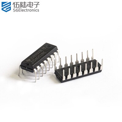 直插 CD4052BE HEF4052 DIP-16 多路复用器/信号分离器