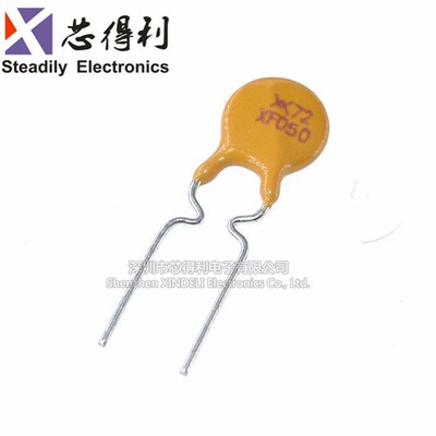 RXEF050 72V 0.5A 直插 自恢复保险丝 PPTC 72V/60V 0.5A 500MA