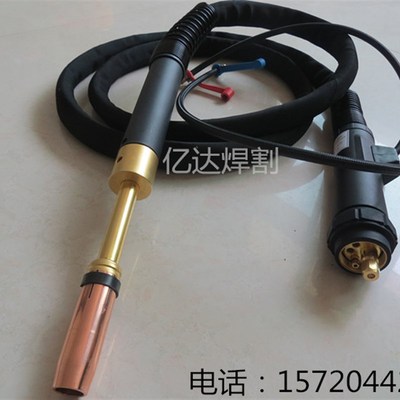 二保宾采501D自动直柄水冷焊枪欧式接口501D铝焊丝水冷保护焊枪