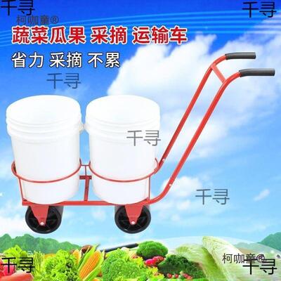 太大棚运输车种植园大棚蔬地菜种植采摘63524圣女轨道基小手推拉