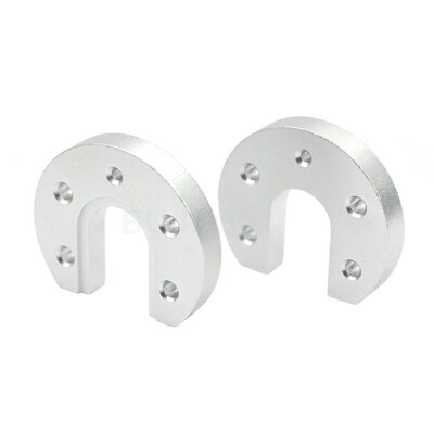 3D 打印机配件Reprap Kossel E3D V5/V6热端圆形固定铝板喷砂氧化