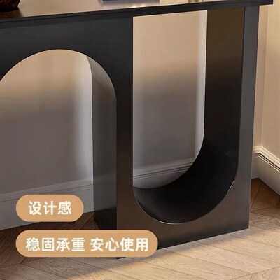 意式异型玄关台极简岩板供桌客厅端景玄关柜艺术风玄.关桌靠墙桌