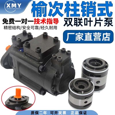 榆次液压柱销式双联叶片泵PFED-/43029/43037/43045/43056/016-1D