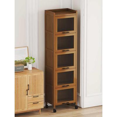 书置物架F87565HT落收地转角柜夹纳柜省空间立柜缝窄柜储物柜边角