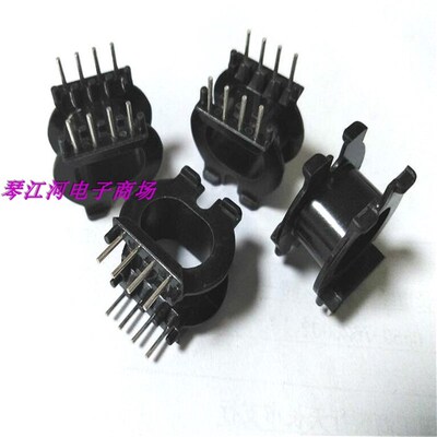 快充变压器ATQ2516磁芯PC95材质加骨架卧式4+4针电木材质