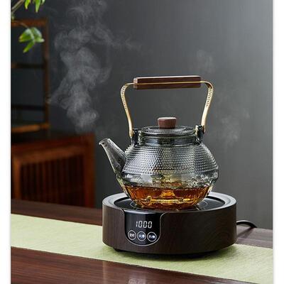 透高硼硅明g-8864玻璃茶壶家用办公大容量煮一体茶水离分蒸泡茶壶