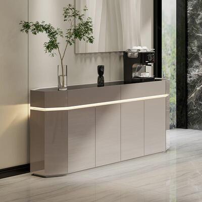 yp入7意558玄关代柜户正对门隔断现轻奢高挡餐边柜客厅储物柜进式