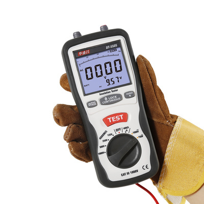 CEM华盛昌数字绝缘表DT-5500/5505电器设备及绝缘材料的电阻测量