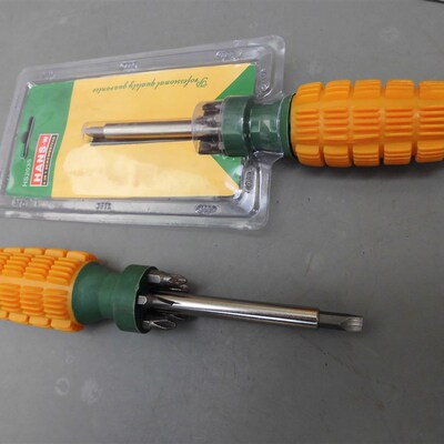 全新库存货台湾汉斯工具HS2035换头批六合一螺丝批多用改锥起子