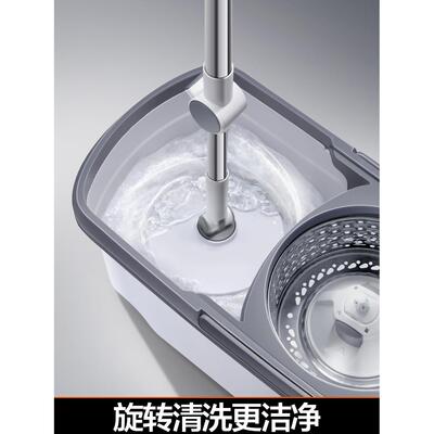 F967JTM6把桶2025拖新款旋转通用一拖免手懒洗甩干家用人拖净墩拖