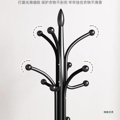 铁艺落衣帽架地挂衣架多内家用立式FAP衣服室收纳架子功能置物挂