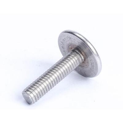 不锈01钢3材质GB947大扁头4一字开580槽螺丝M3M6*8/10/2/1