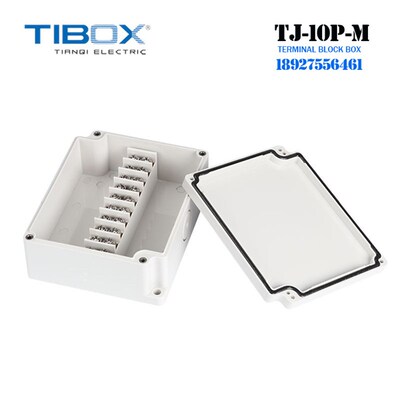 TJ-10P-M天齐TIBOX带敲落孔端子接线盒正品特价直销现货 IP66认证