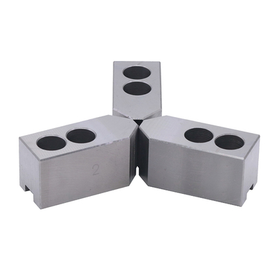 MZG液压三爪卡盘软爪4/5/6/8/10/12/15寸油压扇形生爪60/90/120度