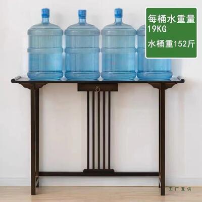 IJM花架置物木新中式阳台花架玄关台实加长窄条架案花架客子厅落