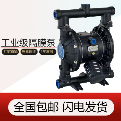 布美兰BML-25耐腐蚀排污气动双向隔膜泵油墨胶水溶剂泵特氟龙膜片