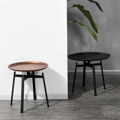 厂家直业发销板工业风沙边几网红角几设计师样房AB44251工风边角