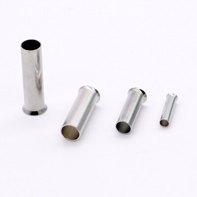 冷压端子EN07506管形裸端v头 管形端子接线端子 紫铜材质 2000只