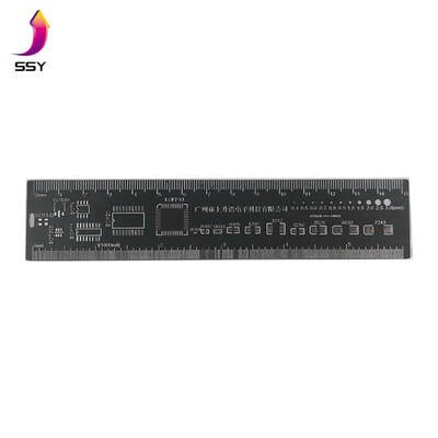 PCB创意多功能直尺 15cmPCB画图直尺 量角器 PCB设计开发专用尺子