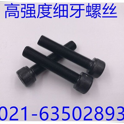 12.9级细牙内六角螺丝 细牙全牙内六角螺丝 M10X1X16 - M10X1X100