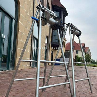 防转深井泵潜水井架倒子手DNT摇轱辘农用灌水溉设备水泵架泵子下