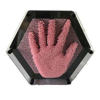 手掌画六边形手印魔法针儿童百变针画3D手模克隆印趣味益智pinart