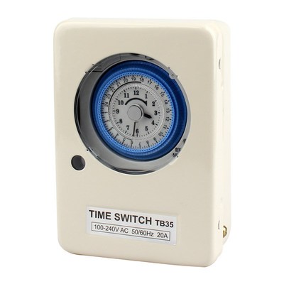 机械式时间继电器定时器TB-35 带铁壳工业定时器AC110VAC220V20A
