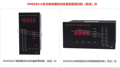 XMGDS617B XMGDS618B单回路双光柱智能数显控制（变送）仪北京汇
