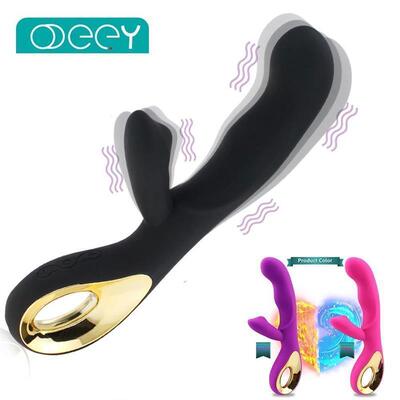 G Spot Rabbit Dildo Vibrator Orgasm Adult Toys USB Charging