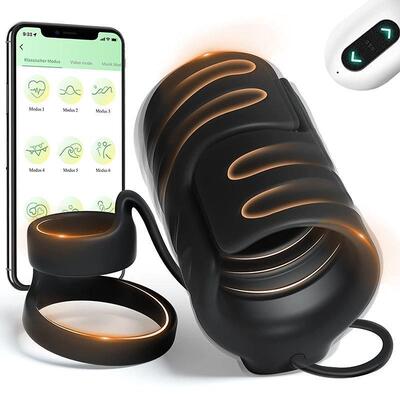 Male Masturbator  Penis Trainer Vibrator Sex Toys for Men G