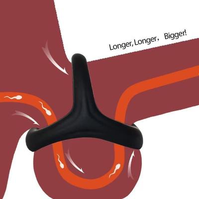 Y Time Delay Cock Ring, Invisible Wear, Soft Silicone Male C