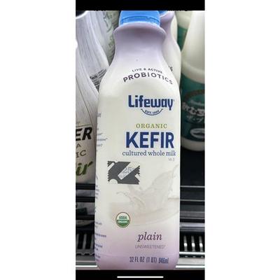 美国进口 Lifeway有机克菲尔式乳酪饮品/酸奶 无糖 原味