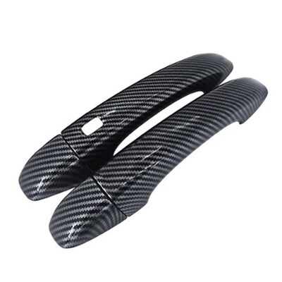 适用于20-23款雷诺Renault Arkana 拉手碳钎纹车门把手车身装饰贴