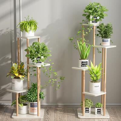 架?轻奢花架阳台饰置物架室内装厅客EJO简约花盆子落地式多层绿萝