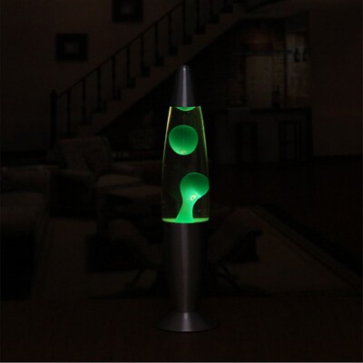 欧规lava lamp 金属底蜡灯火山熔岩灯 创意装饰灯水母灯跨境货源