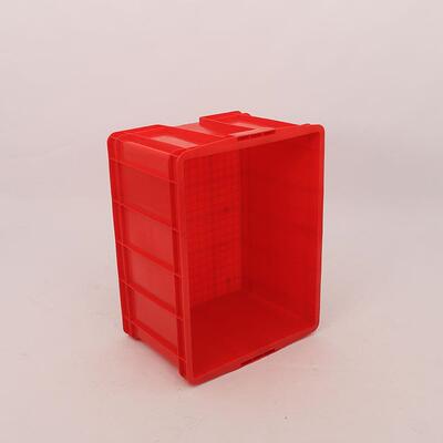 红色胶箱型号5700箱-胶390内6EHG0*520*39塑框红色大号周转箱8塑