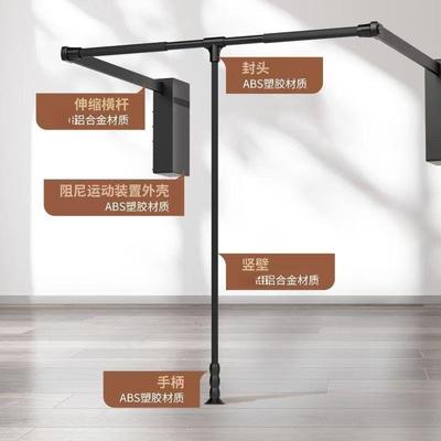 下拉式挂挂衣架加厚衣通杆衣柜柜内橫杆子杆侧装G08升挂降衣杆伸