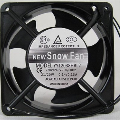 SNOWFAN 12038散热风扇AC 220V 12CM风机轴流风扇机柜散热配件