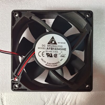 AFB1224GHE 原装台达 DC24V 1.60A 12038大风量变频器风扇 12cm