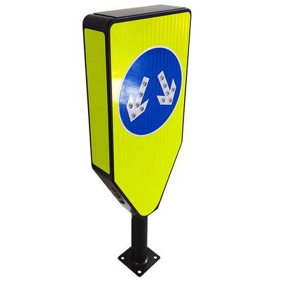 一体化太无品牌/阳分能LED分道志标双供电模式道分示岔口警标牌