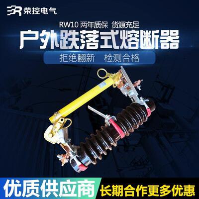 10KV荣控户外高压跌落式熔险断器RW10-12FR10-12F0/100A20A陶瓷令