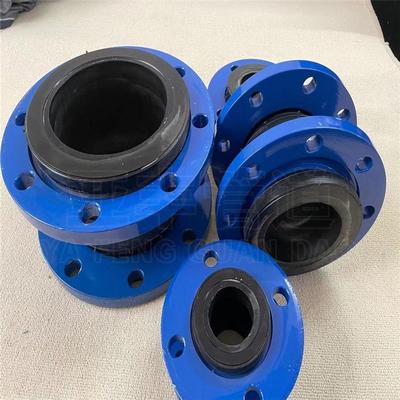 国标型体DN400596单球软接连KXT可曲补挠法兰式弹性减震接头偿器