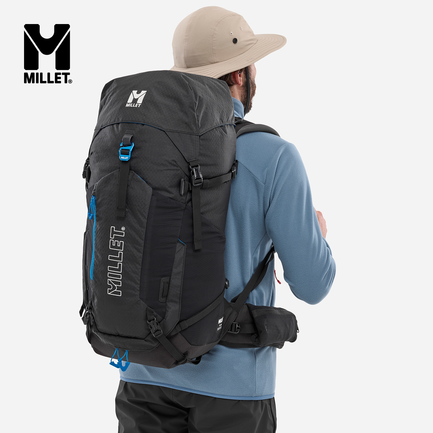 MILLET 觅乐UBIC系列户外登山徒步男女同款40L双肩包 MIS2420