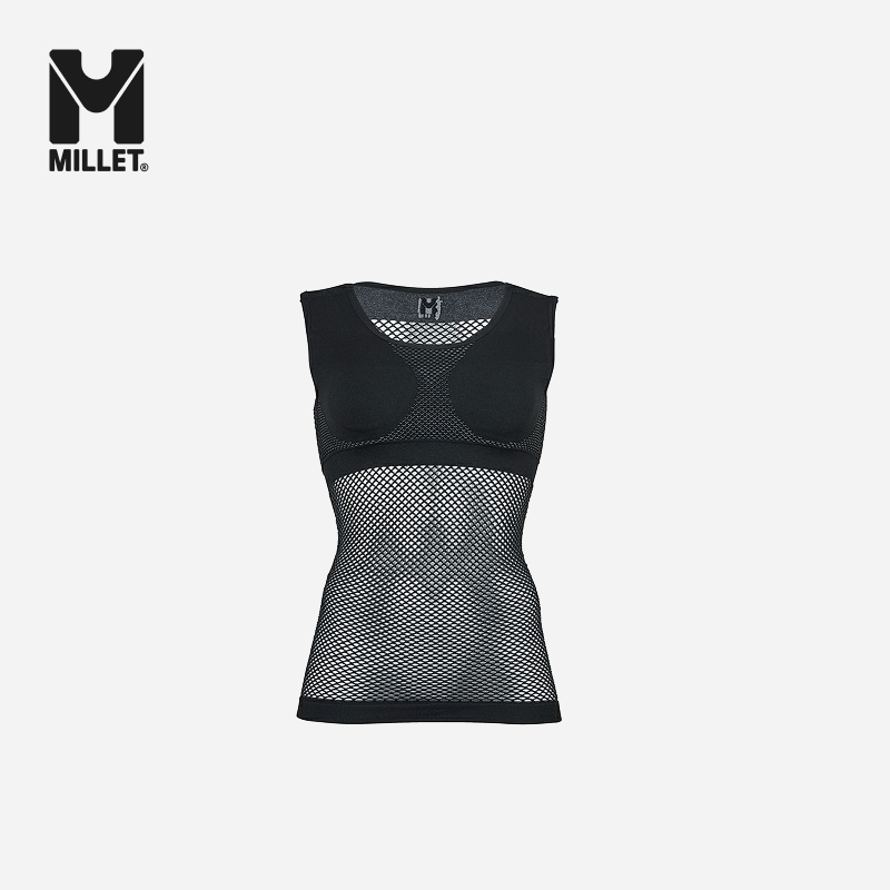 MILLET觅乐DRYNAMIC女士运动网眼内衣无袖背心透气舒适 MIV01278