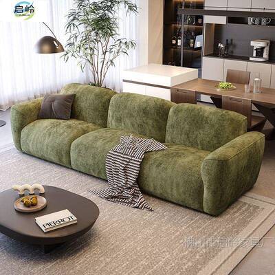 Q意L式简雪尼CHG尔格兰德沙发靠背极排可调节直三人位客厅沙发