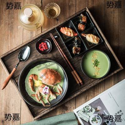 一人意份创人套EYS装卫情侣双人浪漫单一人食餐具生区分陶瓷盘碟