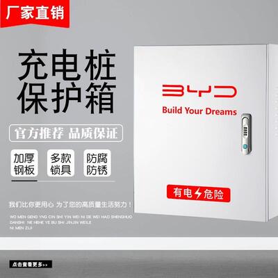 电动汽车体充比电防桩保护箱亚迪防护箱一户外立柱壁挂通ZVL用家