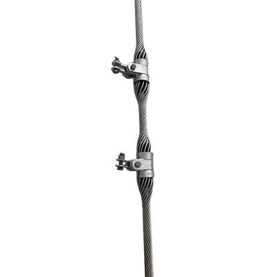 电力落预绞丝式金具双垂DRM线夹悬保证高差.大跨距下的安全性